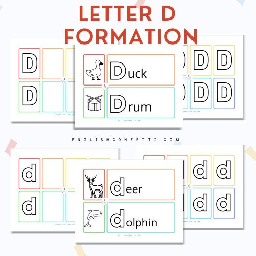 Letter Forming Worksheets & Activities – English Confetti