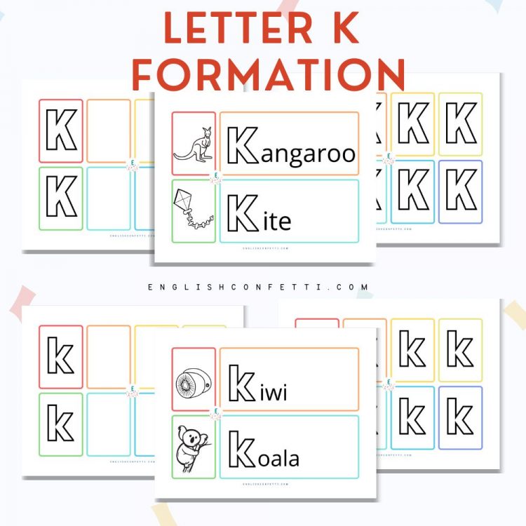 Letter Forming Worksheets & Activities – English Confetti